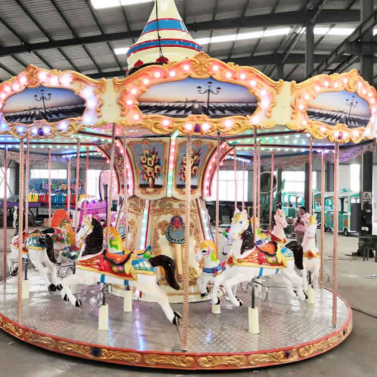 Hotfun Luxury Carousel high-end carousel amusement rides can be ...