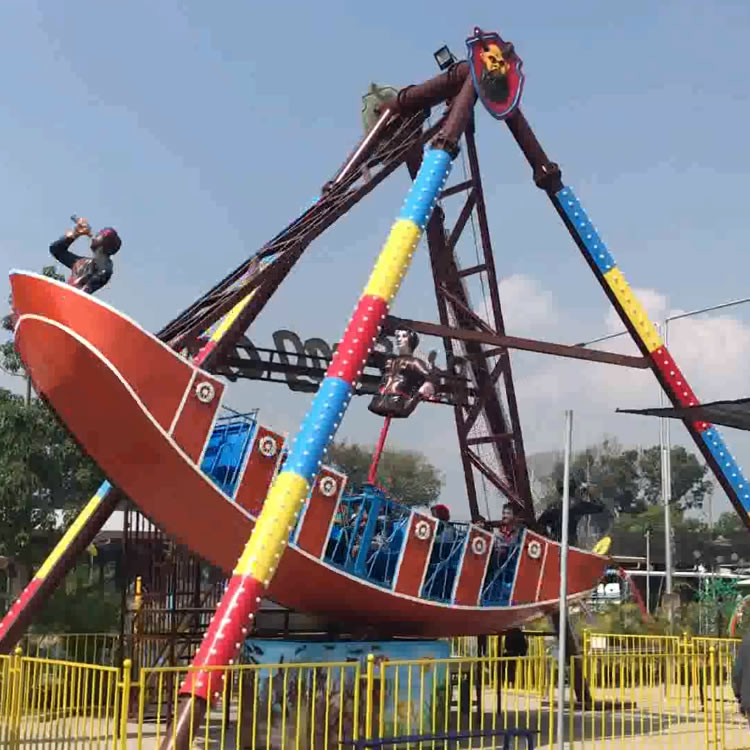 Pirate Ship Amusement Ride | HOTFUN Large Theme Park Equipment Supplier